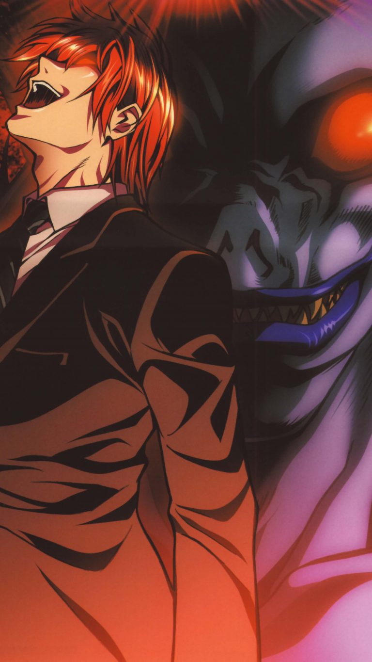 Death Note Light Yagami Ryuk 2160×3840 – Kawaii Mobile