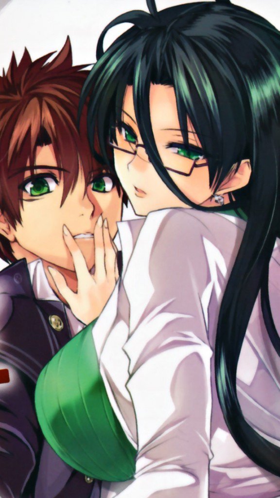 Shinmai Maou no Testament Basara Tojo Chisato Hasegawa.iPhone 5 ...