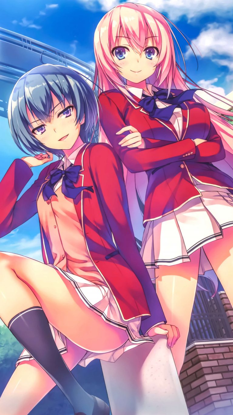 Honami Ichinose and Mio Ibuki 1080x1920 lock screen wallpaper