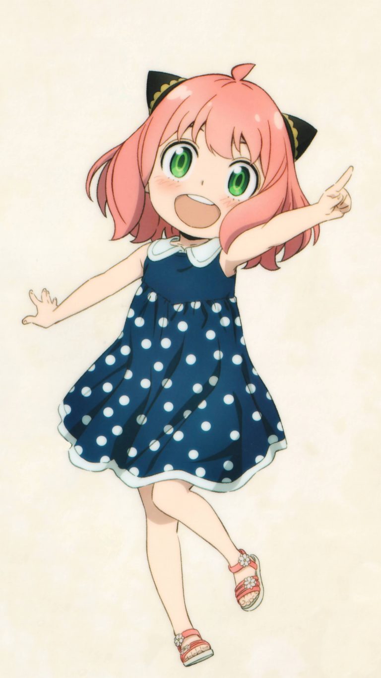 Anya Forger and Spy 1080x1920 lock screen wallpaper