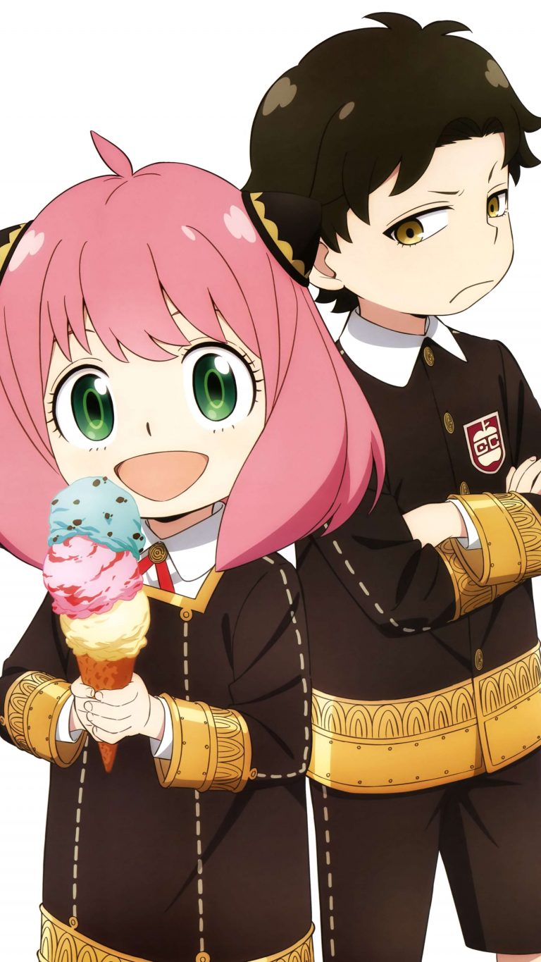 Spy x Family Anya Forger Damian Desmond 2160×3840 - Kawaii Mobile