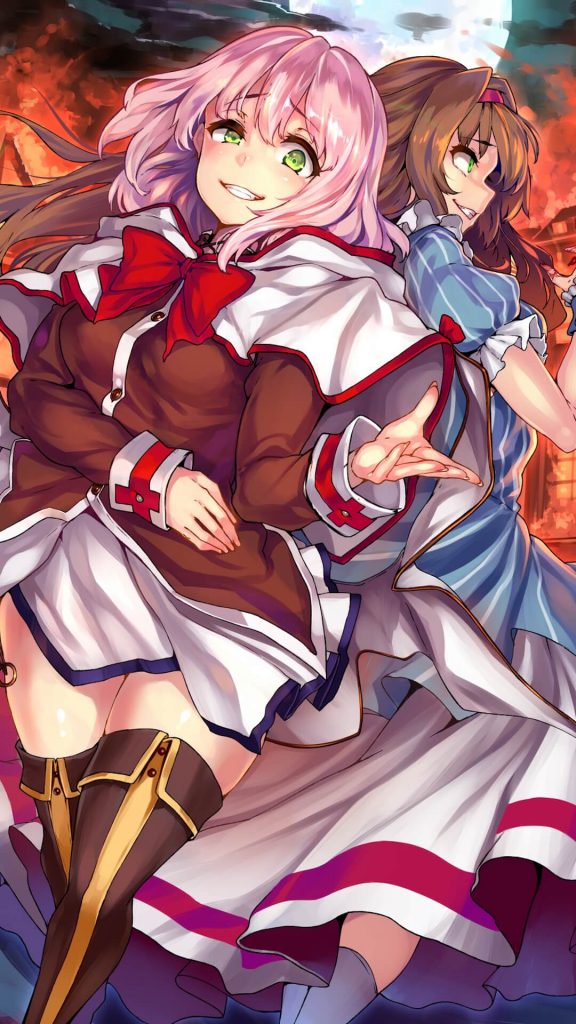 Keyaru and Norn Clatalissa Jioral iPhone 7 750x1334 wallpaper