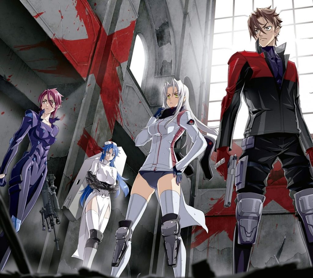 Arashi Mikami, Miki Tsurugi, Mikoto Kiba, Sayo Hitsugi android ...