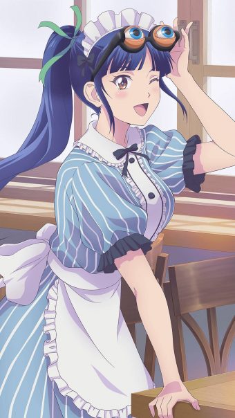 Megami no Cafe Terrace Ami Tsuruga.iPhone 7 Plus wallpaper 1080×1920 ...