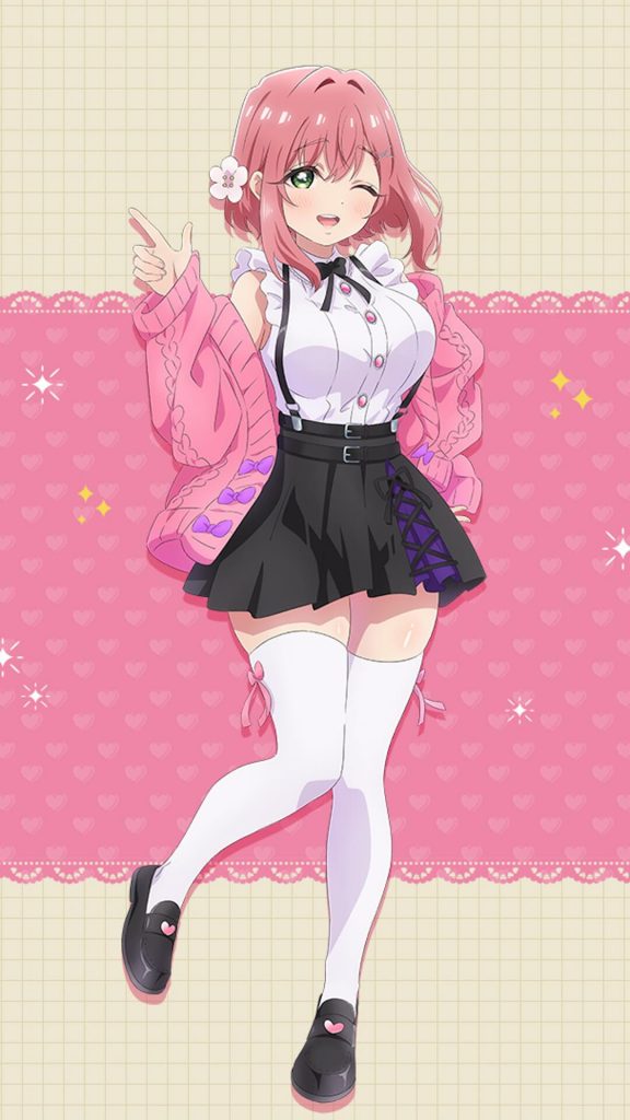 The 100 Girlfriends Hakari Hanazono.iPhone 6 Plus wallpaper 1080×1920 ...
