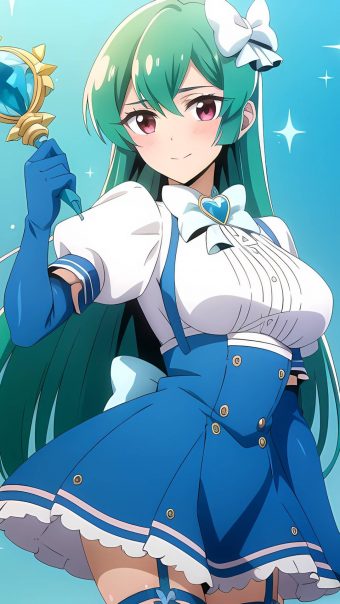 Mahou Shoujo ni Akogarete Sayo Minakami.iPhone 7 Plus wallpaper 1080× ...