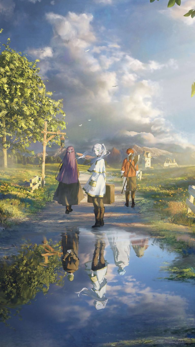 Sousou no Frieren Frieren Fern Stark 2160×3840 - Kawaii Mobile